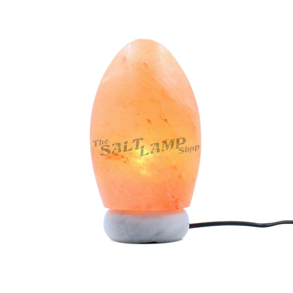 Egg Salt Lamp (Cloudy White Marble Base) – The Salt Lamp Shop NZ
